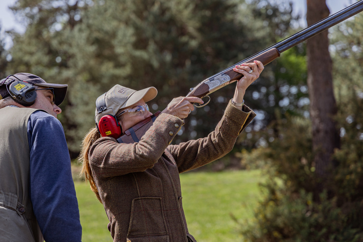 Ladies Clay Shooting Day at Bisley Shooting Ground